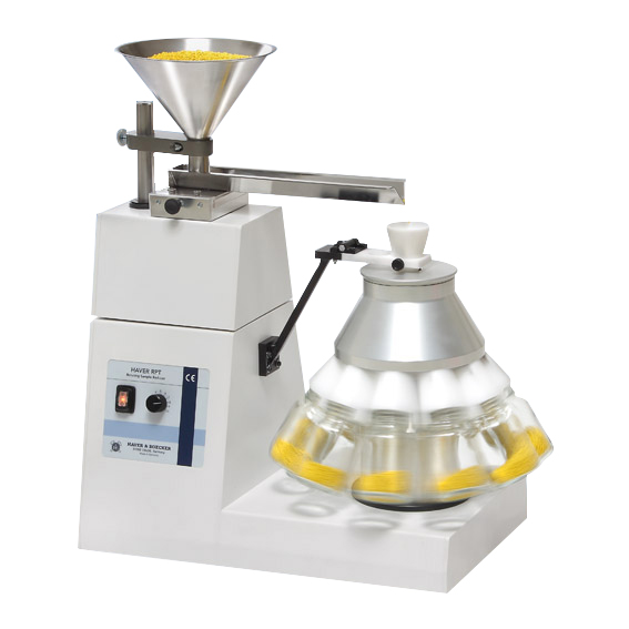 Rotating sample divider HAVER RPT | Sample divider | Sample preparation ...
