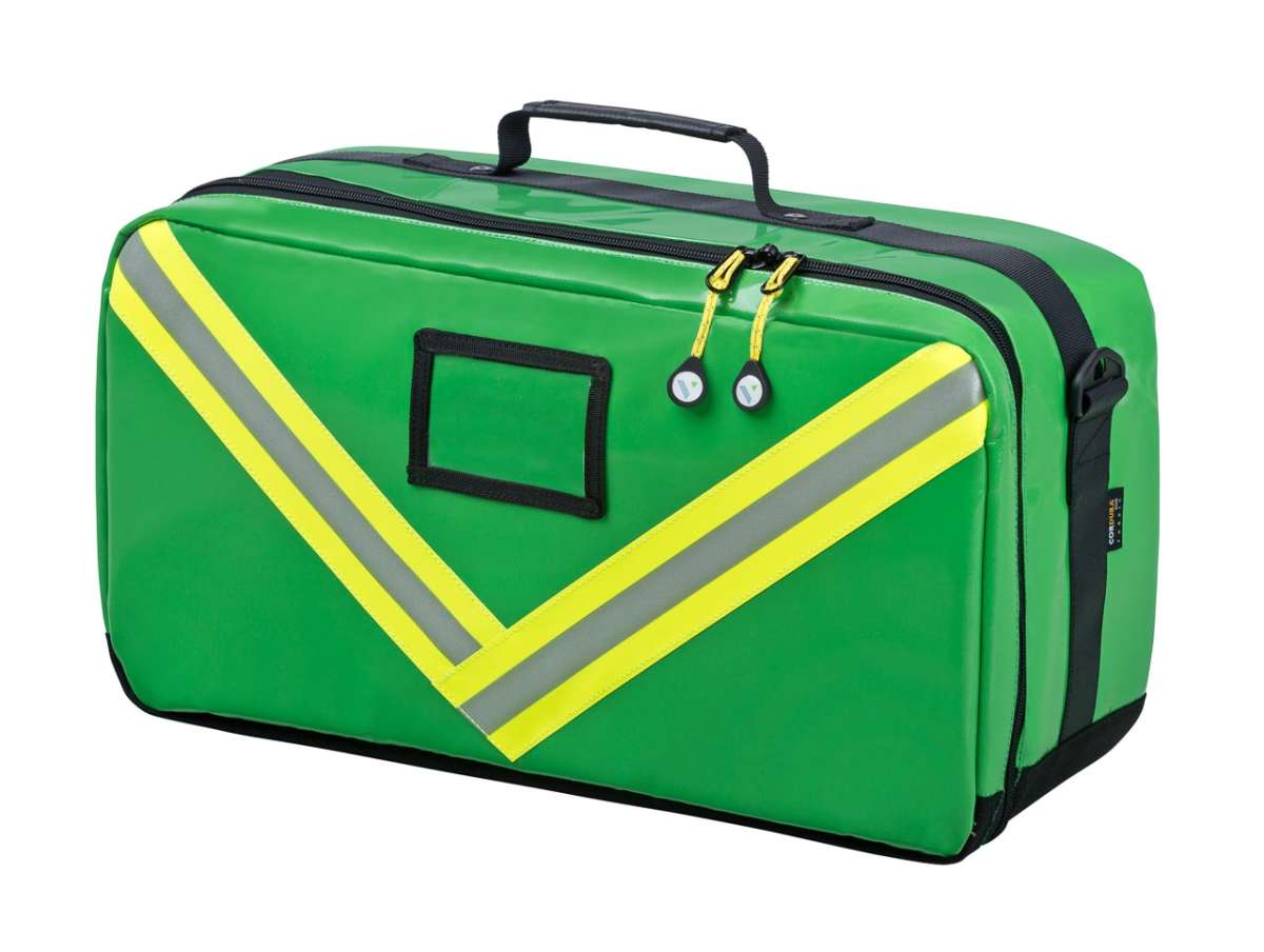 Traumatasche STAVANGER V3000 grün, leer und gefüllt | Fleischhacker ...